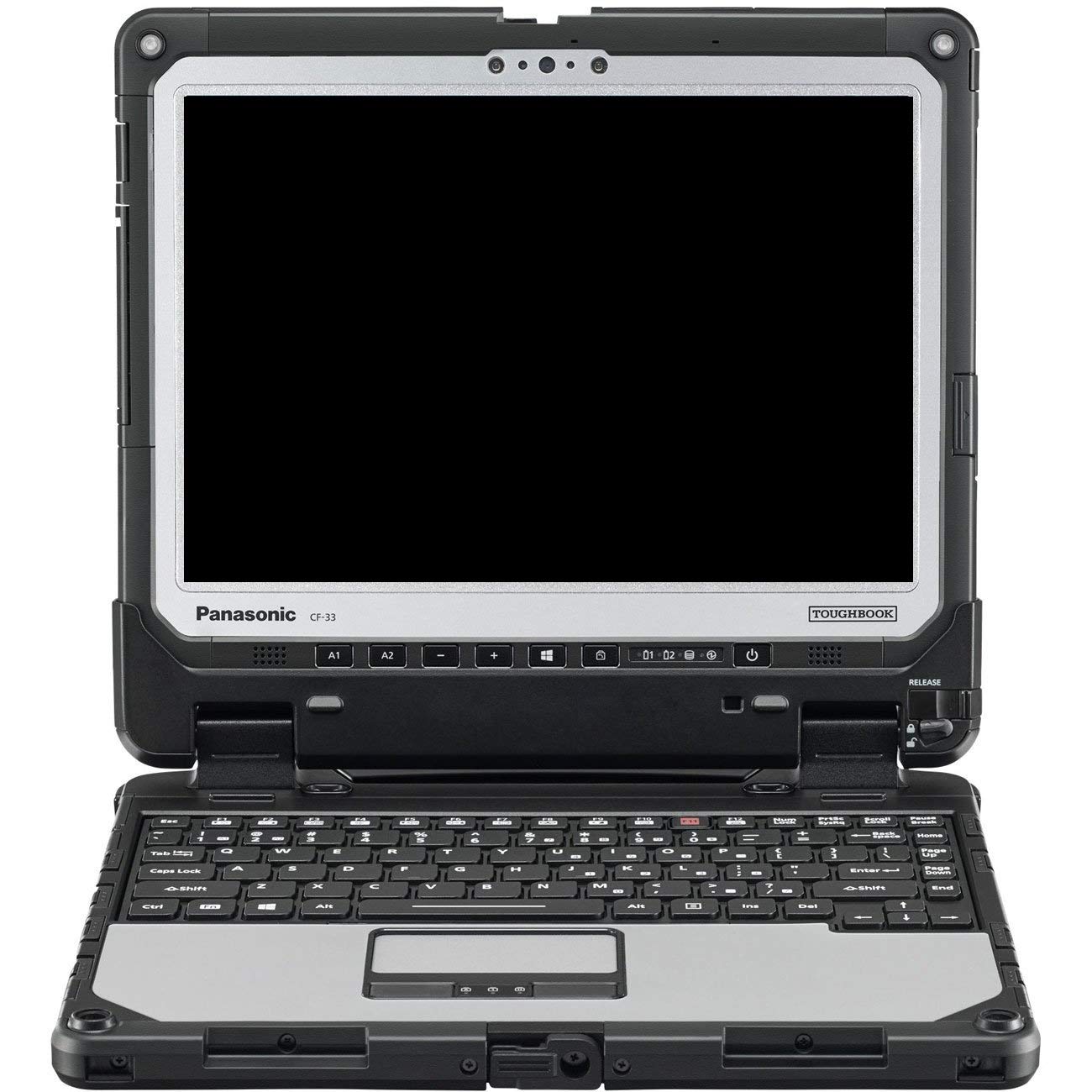 Panasonic Toughbook CF 33 with Core i5 2.6 Ghz Infrared Webcam 256 GB SSD 8 GB, Windows 10 Pro, Rugged Laptop, 12 inch Touch Screen - 3 Year Warranty