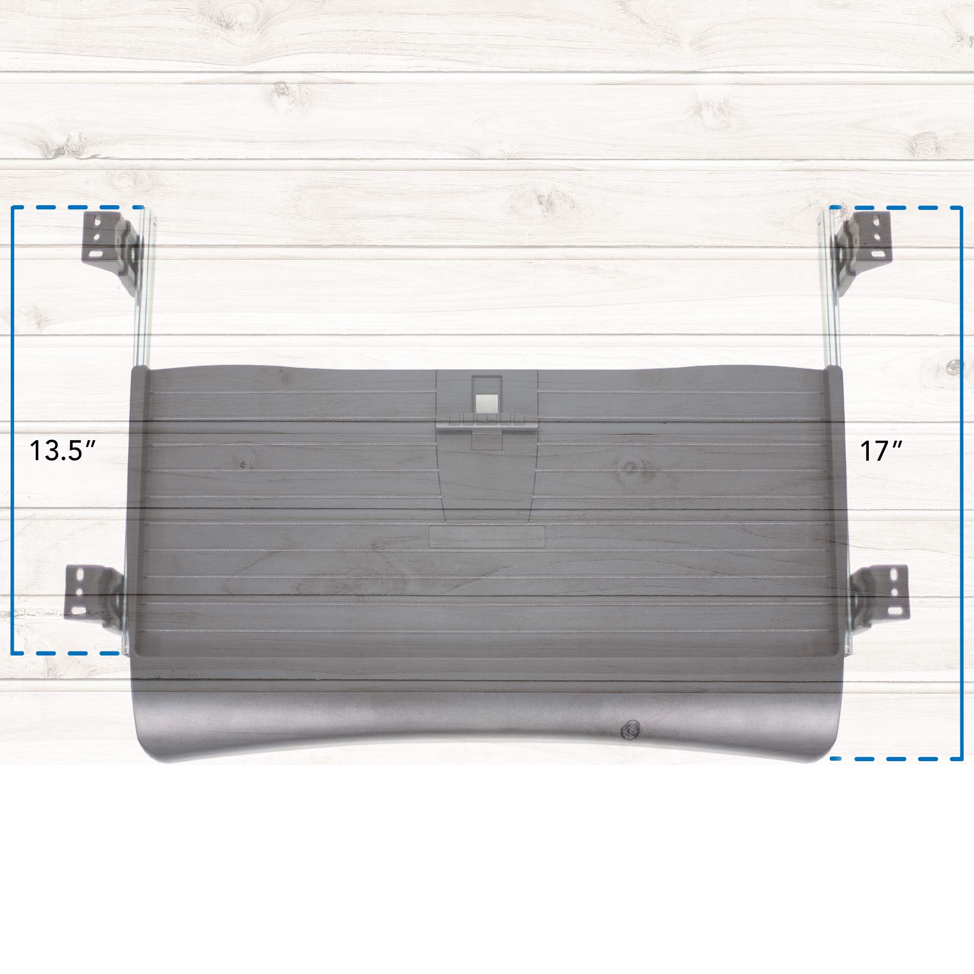 Mount-It! Keyboard Drawer Under Desk with Mouse Platform, Easy-Glide Sliding Under-Counter Computer Keyboard Tray 21 inch Wide