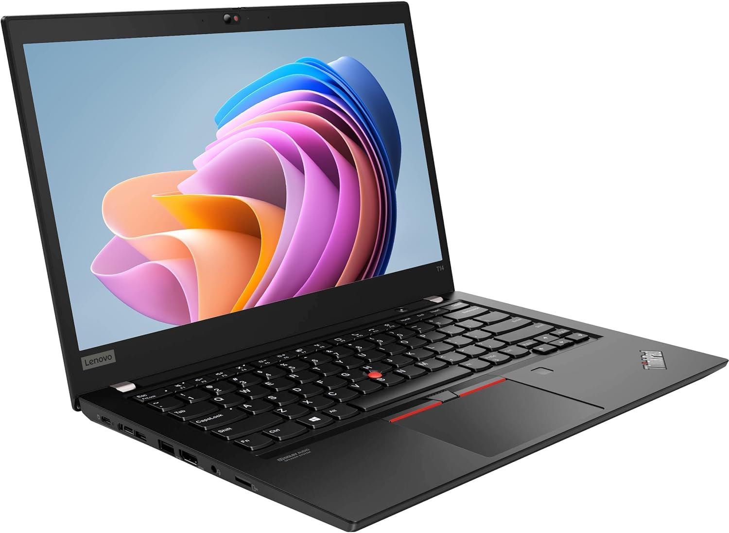Lenovo Thinkpad T14 (Gen 1) 14'' Laptop, i5 10310U 1.7Ghz, 16GB DDR4, 512GB NVMe SSD, 1080p Full HD, Thunderbolt 3, HDMI, Webcam, Windows 11 Pro (Renewed) Black