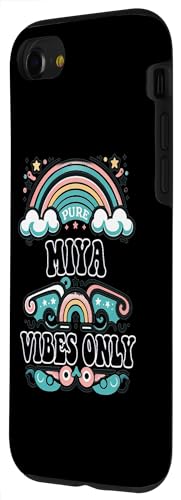 iPhone SE (2020) / 7 / 8 MIYA Vibes Only Cute Retro Girls MIYA Name Case