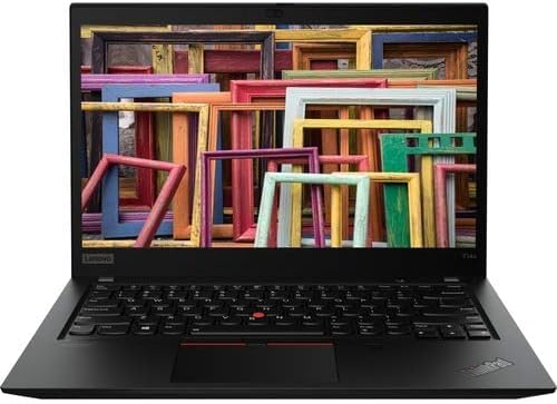 Lenovo Thinkpad T14 (Gen 1) 14'' Laptop, i5 10310U 1.7Ghz, 16GB DDR4, 512GB NVMe SSD, 1080p Full HD, Thunderbolt 3, HDMI, Webcam, Windows 11 Pro (Renewed) Black
