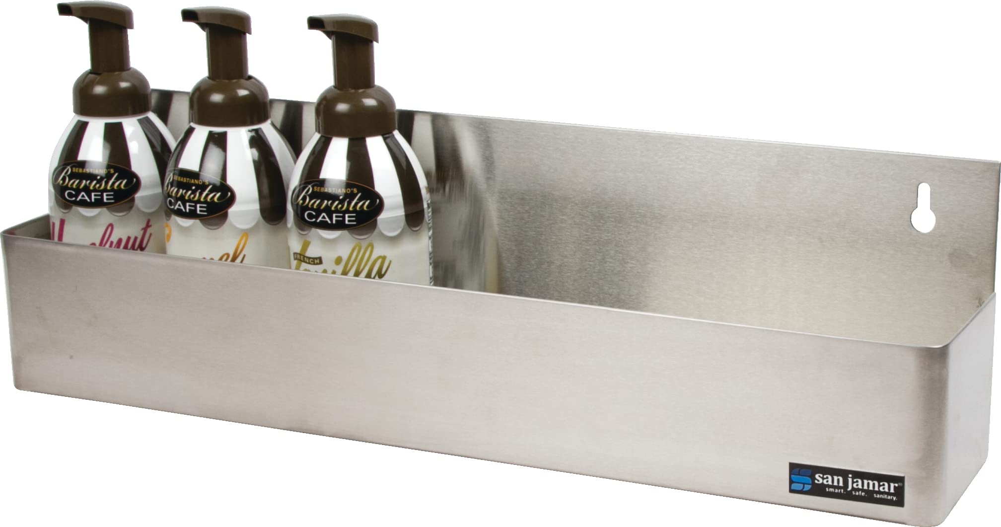 San Jamar Stainless Steel Speed Rails, 8 Quarts, Silver