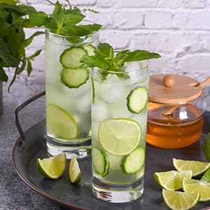 AmazWhip sparkling water maker, paired with CO2 gas canisters and 1L water bottles for Household soda water (Black+ 2 caniters)