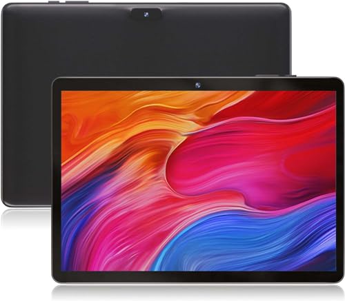 SGIN 10.1 Inch Tablets, Android 12 Tablet, 2GB RAM 64GB ROM, Quad-Core Processor, 5000mah, 2+5MP Camera, WiFi, IPS HD Touch Screen (Black)
