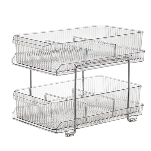 Storage Rolling Cart, 2 Tiers Moving Cart, Rotatable Utility Cart, Multifunctional Rolling Drawer Cart, Removable Rolling Storage Trolley with Wheels, Mobile Storage Organizer, Storage Cart for Book