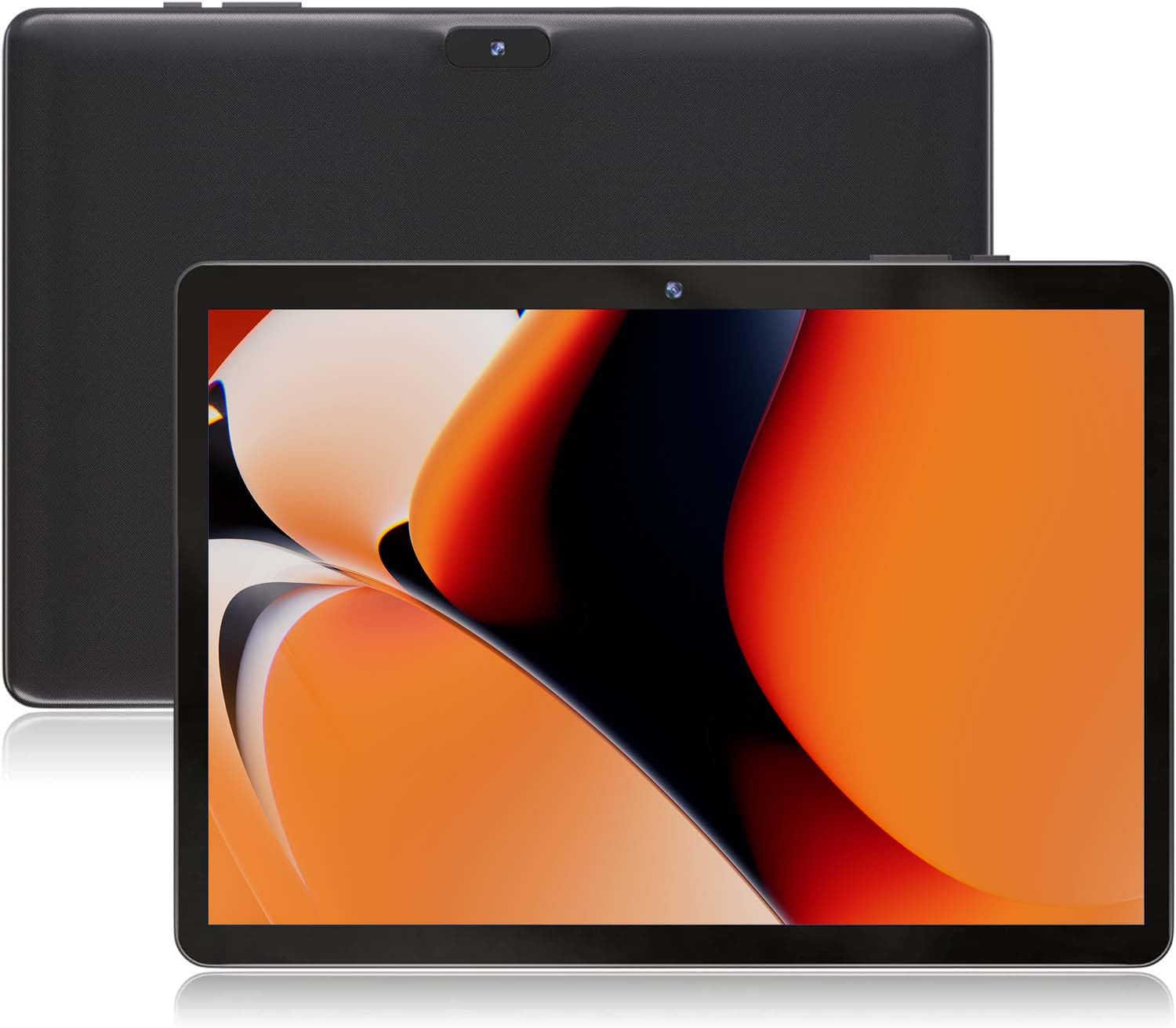SGIN 10.1 Inch Tablets, Android 12 Tablet, 2GB RAM 64GB ROM, Quad-Core Processor, 5000mah, 2+5MP Camera, WiFi, IPS HD Touch Screen, Black, SGIN-E10P