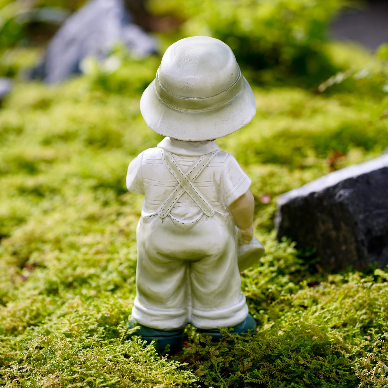Aloak Watering Boy Statue 12.8 inch, Indoor Outdoor Boy Statue for Home, Garden, Yard, Patio and Wedding Décor