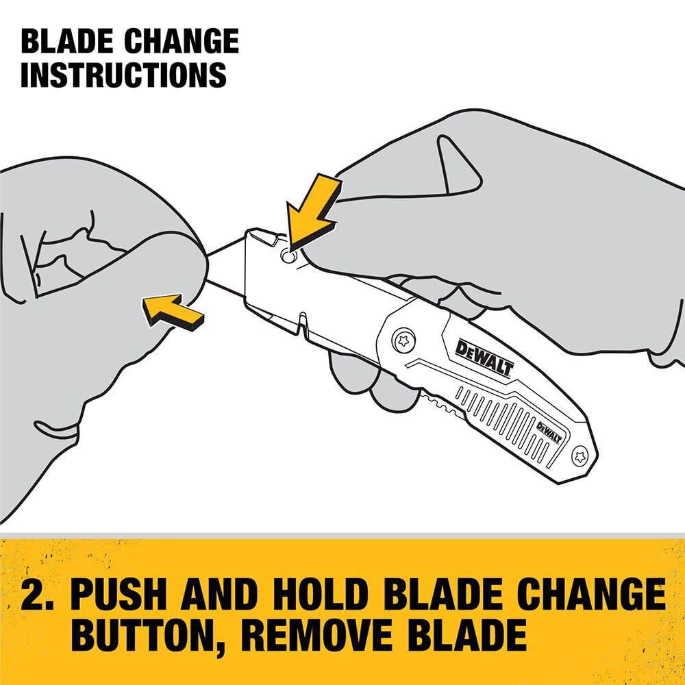 DEWALT DWHT10035L Folding Retractable Utility Knife