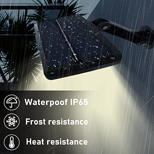 AOSANT 2 Pack Solar Lights Outdoor, 128 LED Super Bright Lamp, Wireless Waterproof Solar Flood Light, Security Motion Sensor Wall Light for Deck, Fence, Patio, Front Door, Garden, Yard, Shed, Path