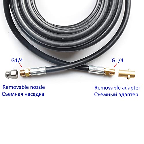 Practical Garden Tools 10m Sewer Drain Water Cleaning Hose，Pipe Cleaner Kit，High Pressure Washer， (Color : for Karcher K)