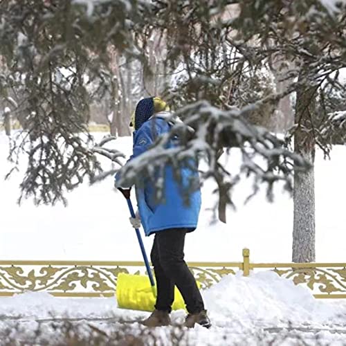 Plastic Spade Handle Shovel D Grip Handle, 32mm Inner Diameter Spade Snow Shovel Handle, Spade Snow Scoop Digging Raking Tools Hand Protect Garden Accessorie for Snow Shovel Digging Raking Tool (Red)