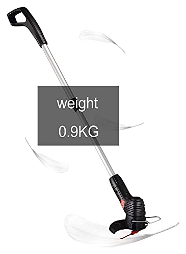 PSBYW Cordless Grass Trimmer, Li-Ion Battery with Charger, Multi-Functional, Grass Trimmer, Brushcutter, Strimmer, Garden Set (Color : Black)