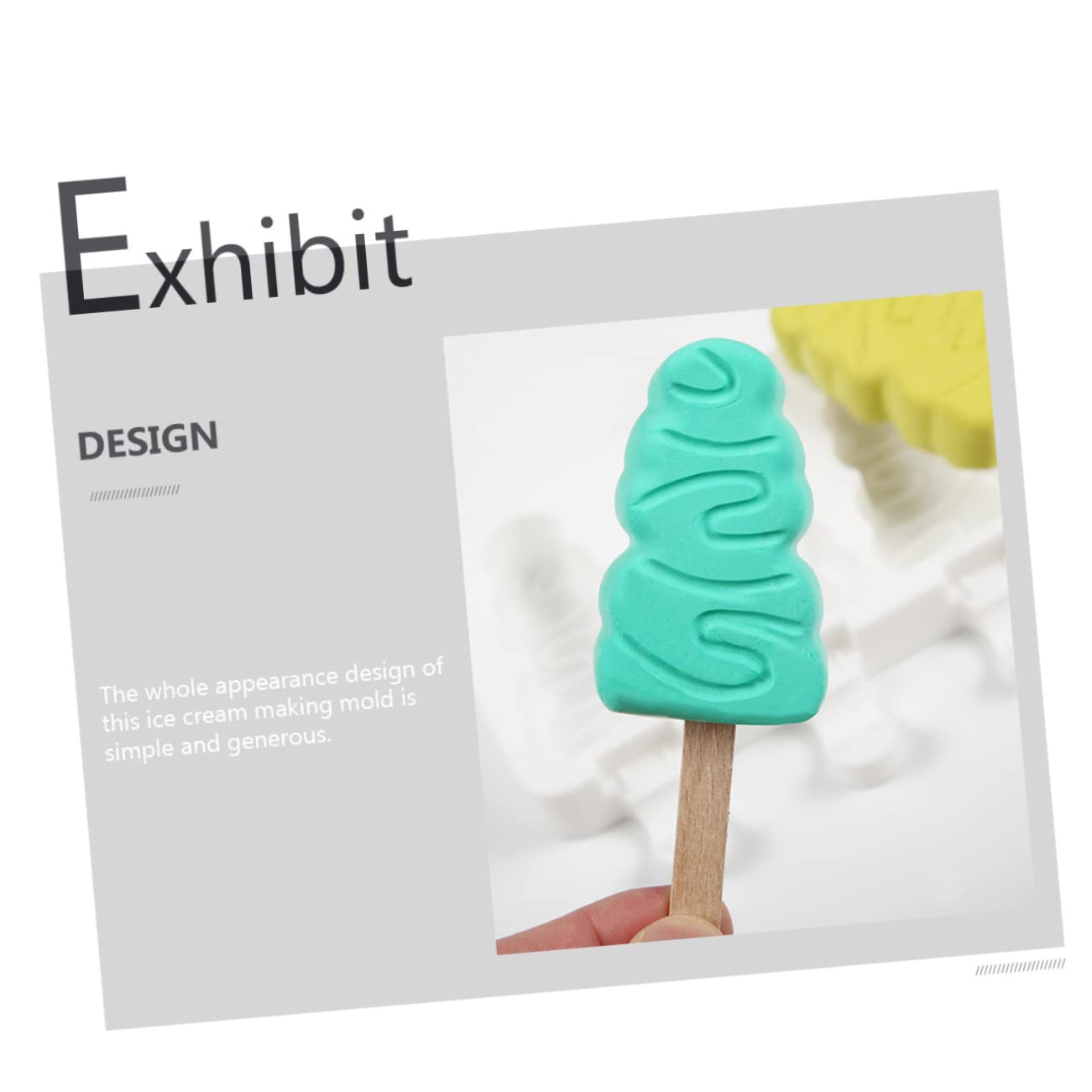 NOLITOY 2pcs Popsicle Mold Christmas Fondant Molds Diy Ice Cream Popsicle Ice Mold Ice Cream Mold Cakesicle Christmas Popsicle Maker Tray Ice Cube Tray White Soft Drink Simple