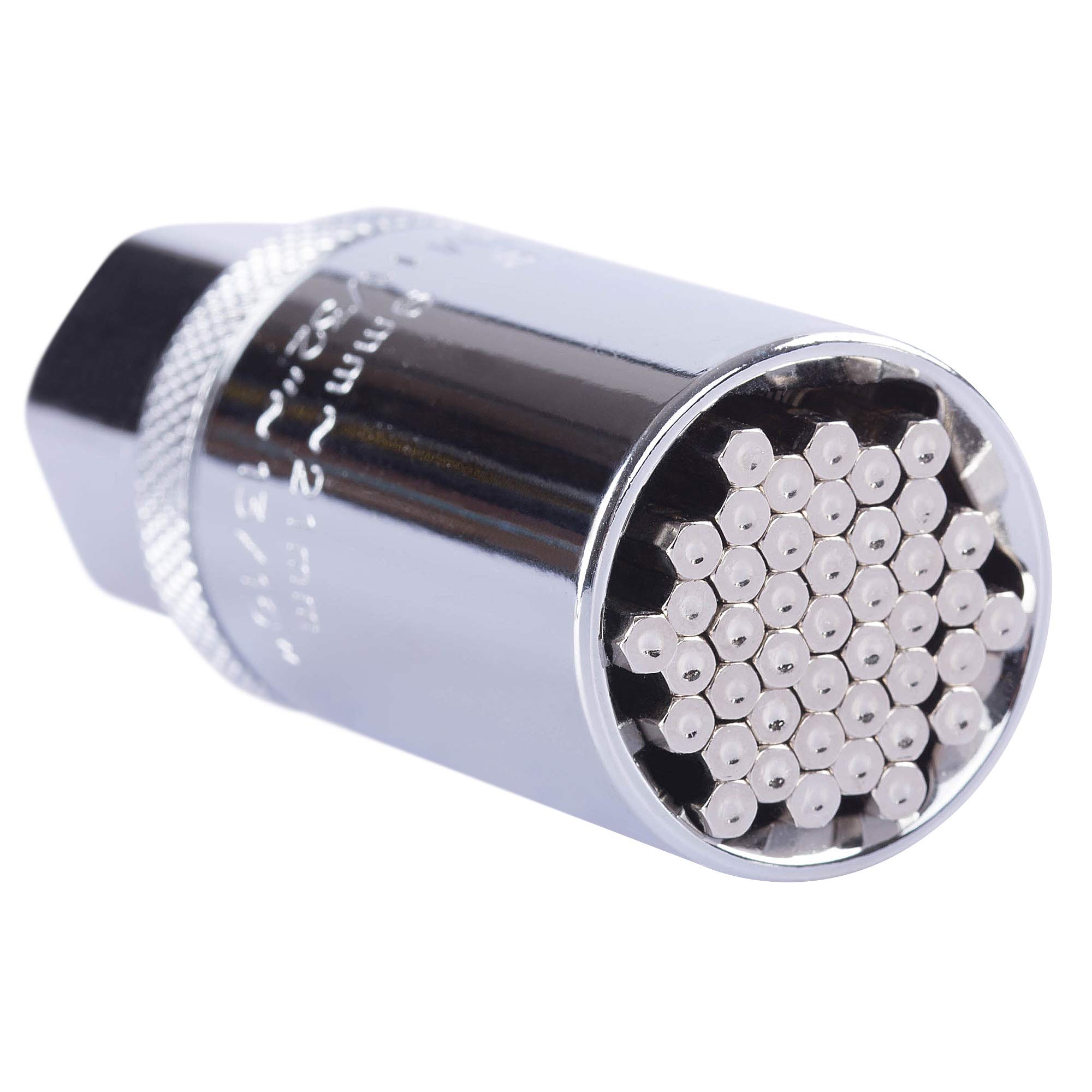 Universal Socket Tool Redesigned with Stronger Hexagon Pins By Wrenchit: Endeavor Tool That Instantly Adjusts To All Shapes And Sizes Of Bolts, Screws, Hooks And Nuts, Great for Gifts! (9-21mm)