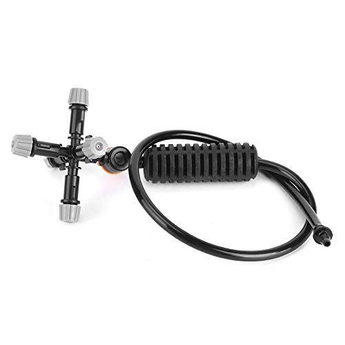 Garden Sprinkler, 5-Head Home & Garden Accessory, Removable Nozzles Adjustable Dripper, Micro Irrigation Adjustable Fog for Agriculture Lawn