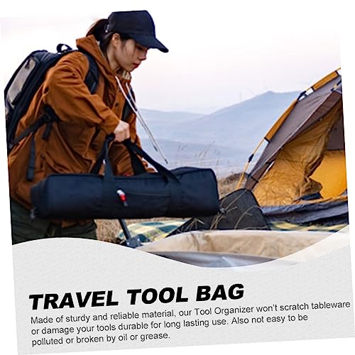 HANABASS 3pcs BBQ Storage Bag Grilling Utensils Grill Utensil Storage Bag Barbecue Cooking BBQ Hardware Holder BBQ Grill Accessories Bag Camping BBQ Holder Tool Chemical Fiber Travel