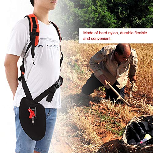 Trimmer Strap - Universal Harness Trimmer Strap Double Shoulder Strap Mower Nylon Y-shaped Belt Heavy Duty Garden Brush Cutter Harness