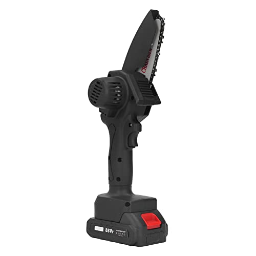 Handheld Cordless Chainsaw Mini Rechargeable Garden Lightweight Chainsaw (US Plug)