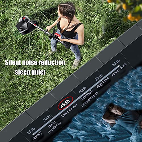 Electric Lawn Mower | 8000mah-13000mah Blade Length: 14.5cm | 100-130cm Length Adjustable Corded Walk-Behind Lawnmower for Small to Medium Gardens Includes Battery Three Blade Chargers