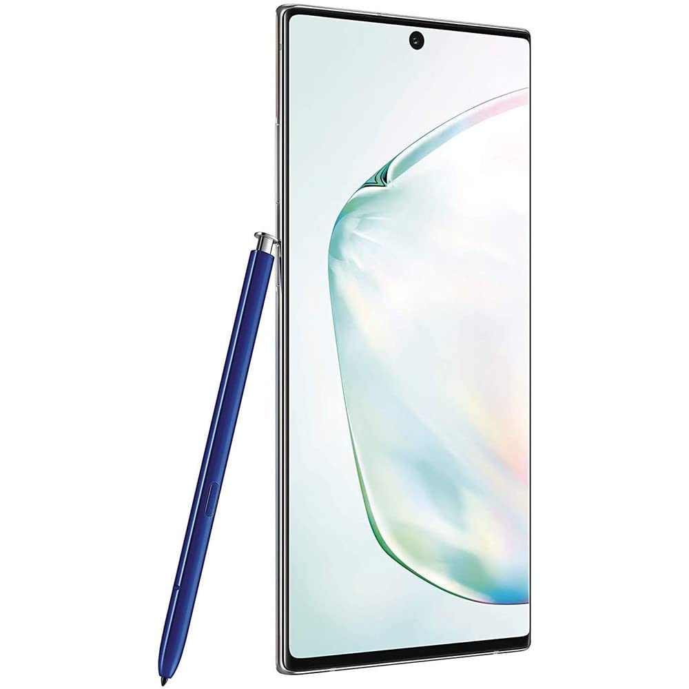 SAMSUNG Galaxy Note 10+ 5G (256GB, 12GB) 6.8" QHD+ AMOLED, Snapdragon 855, 4300mAh Battery (US 5G Model GSM Unlocked for AT&T, T-Mobile, Global) N976U (w/Fast Wireless Charger, Aura Glow)