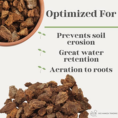 Orchid Potting Bark, Douglas Fir Bark 4qt Bag, Great for Re-Potting Orchids, Adding to Gardens, or Terrariums!
