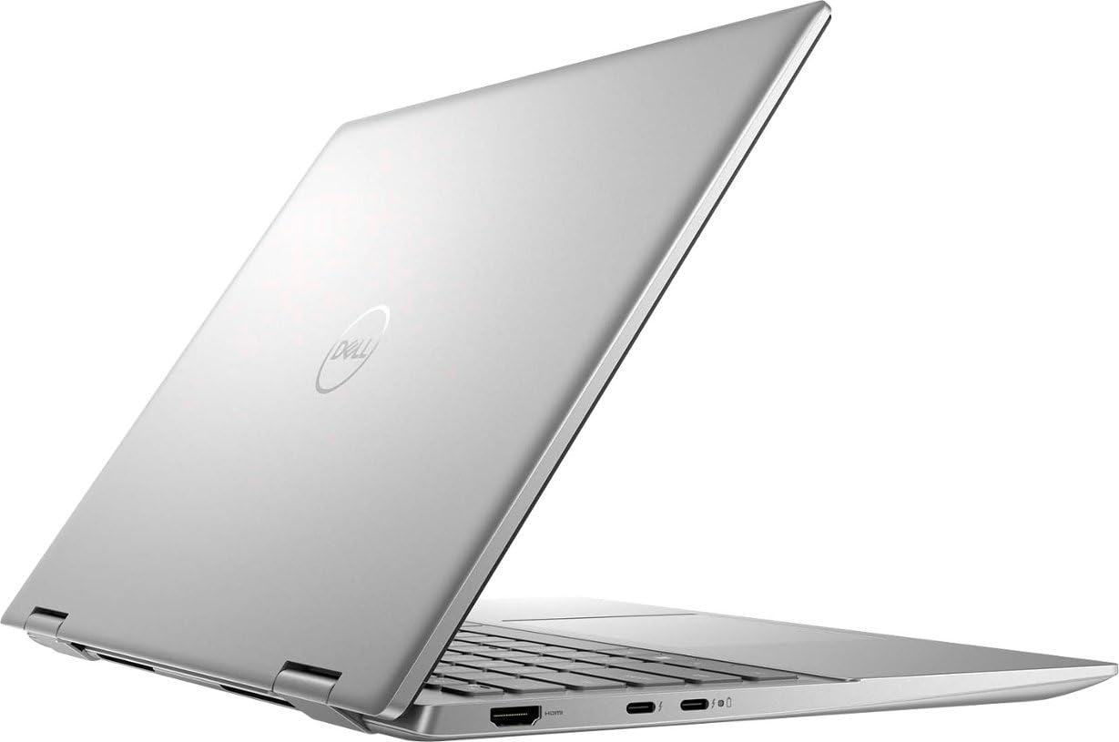 Dell Inspiron 2-in-1 Laptop 2023, 14" WUXGA Touchscreen, Intel Core i7-1355U (10-core), 16GB DDR5 RAM, 1TB SSD, Intel Iris Xe Graphics, Fingerprint Reader, Backlit Keyboard, Windows 11 Home