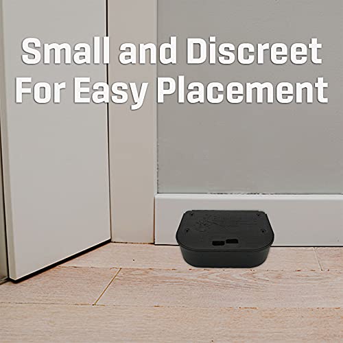 Exterminator’s Choice - Mice Bait Station - Includes Two Small Bait Station and One Key - Heavy Duty Bait Box for Mice and Other Pests - Durable and Discreet