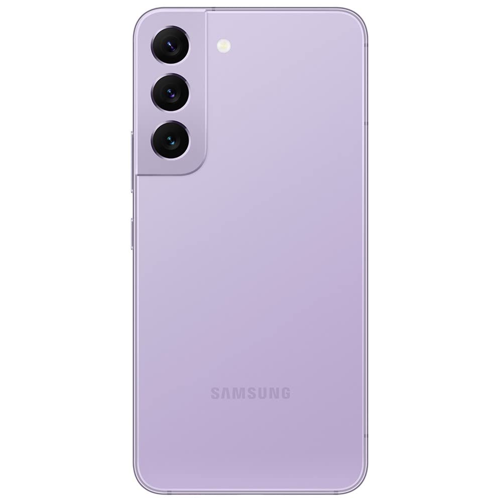 SAMSUNG Galaxy S22 5G (128GB, 8GB) 6.2" AMOLED 2X, 50MP 4K Camera, Global 5G Volte (Fully Unlocked for AT&T, Verizon, T-Mobile, Global) S901U1 (w/Fast Wireless Charger, Bora Purple)