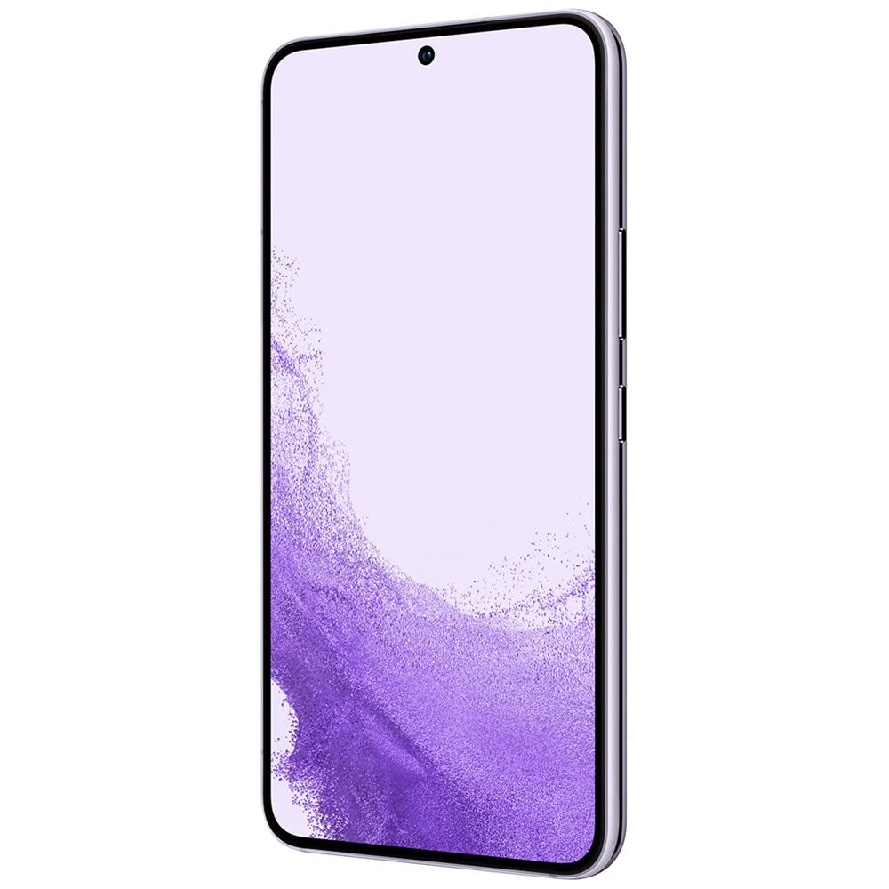 SAMSUNG Galaxy S22 5G (128GB, 8GB) 6.2" AMOLED 2X, 50MP 4K Camera, Global 5G Volte (Fully Unlocked for AT&T, Verizon, T-Mobile, Global) S901U1 (w/Fast Wireless Charger, Bora Purple)