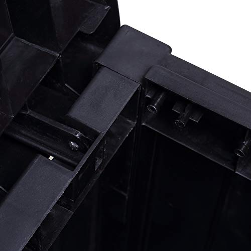 COVERONICS 51 Gallon Patio Medium Deck Box Lightweight Outdoor Stroage Box Weather Resistant Garden Stroage Container for Patio Furniture Cushions, Pillows, Garden Tools and Pool Toys