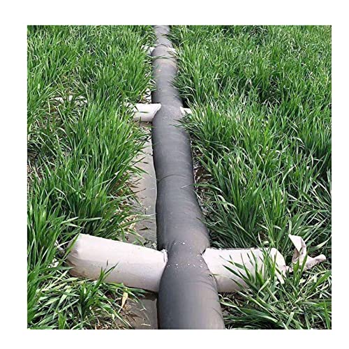 zklaseot Pool Above Ground Garden Irrigation Water Hose, Garden Irrigation Farmland, Save Effort Custom Size and Color, Double Sided Water Spraying Easy to Open (Color : Black, Size : 5m)