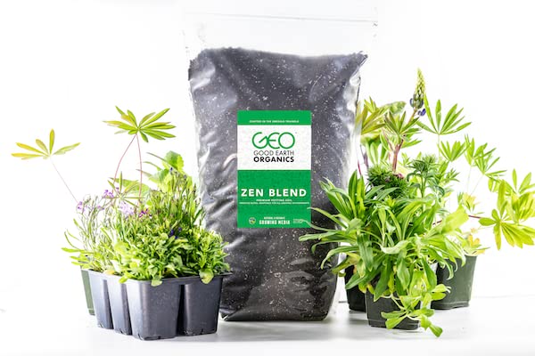 Good Earth Organics, Zen Blend Premium Potting Soil, Organic All Purpose Seed Starter Soil for Leafy Greens, Tomatoes & Other Seedlings, Seeds and Starts (2.5 Gallon)