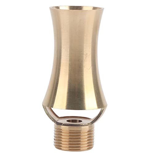 Pond Sprinkler Water Fountain Nozzle, Brass Ice Tower Cascade Cedar Spray Head for Garden Pond, Pool, Rockery Decoration(1/2'' 3/4'')