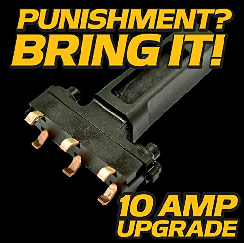 HD Switch Upgraded 10 AMP PTO Switch for Cub Cadet ZT1 & ZTS1 Series 42 46 50 54 54P Lawn Mower & Garden Tractor Cutter Deck Electric Blade Clutch Engage Yellow Knob