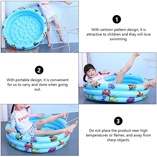 Portable Pool Inflatable Pool Garden Blow up Pool Kids Inflatable Pool Round Inflatable Pool Round Inflatable Baby Inflatables