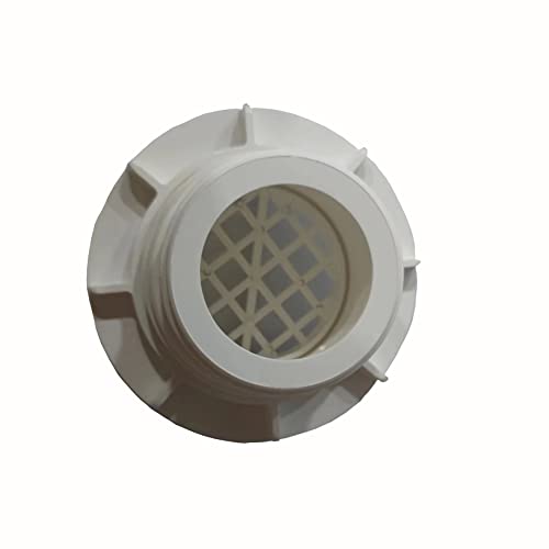 Wauebuly Threaded Inlet Strainer Kit (with Filter Nut and Rubber Washer) Replacement for Above Ground Pool Setup and Pool Sand Filter Pump