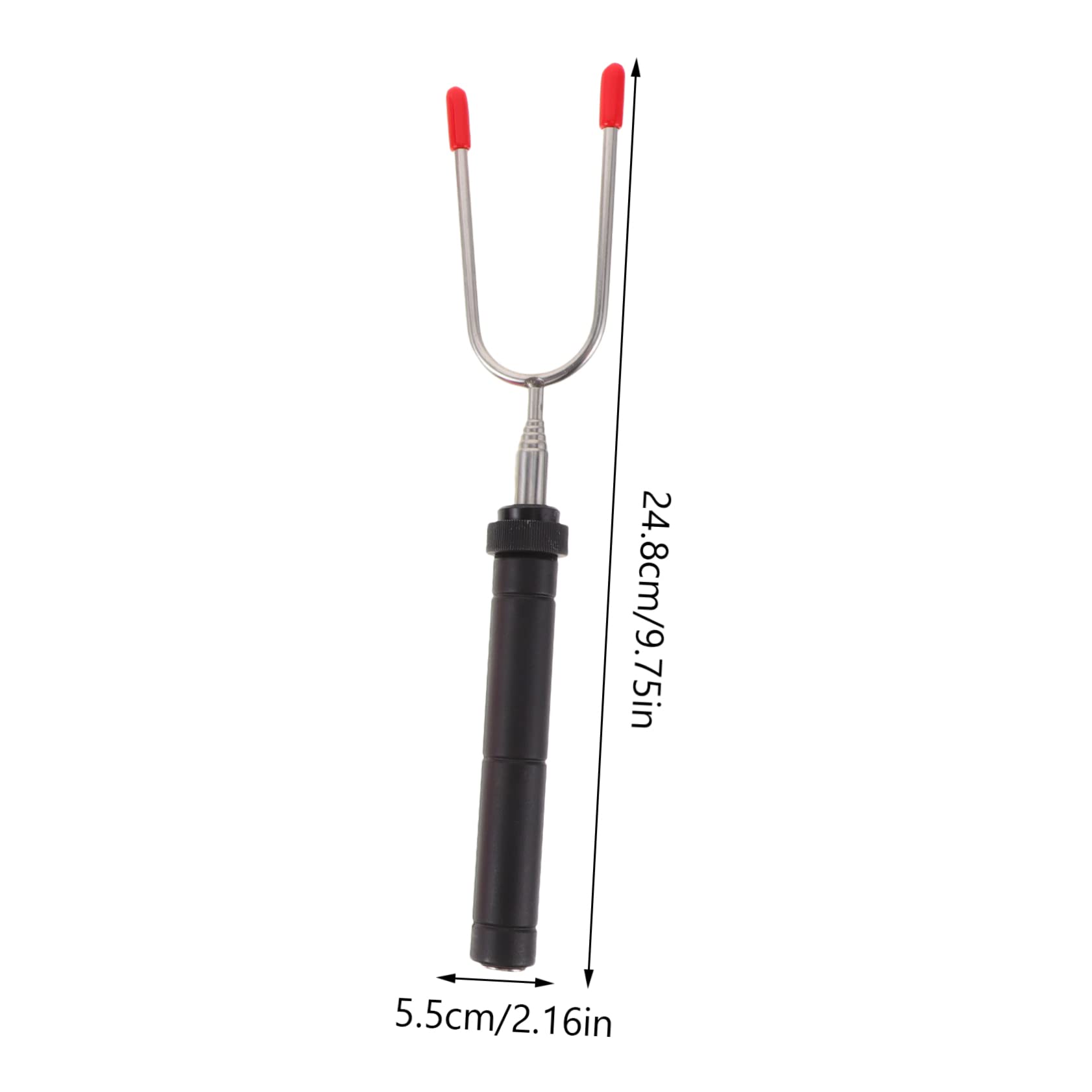 10 Pcs Telescopic Barbecue Fork Barbecue Forks Meat Skewers Barbecue Tool Outdoor Bbq Tool Home Roasting Fork Barbecue Supplies Grill Skewers Camping Accessories Cooking Metal Fork