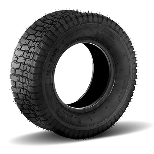 Motorhot Set of 2 16x6.5-8 Garden Turf Lawn Mower Tire 16-6.5-8 4PR Golf Cart Tractor Turf Tires
