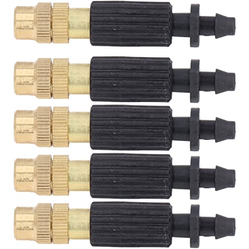 Drip Irrigation Sprayer, Humidification Misting Nozzle Detachable Even Water Standard Size Cooling for Garden