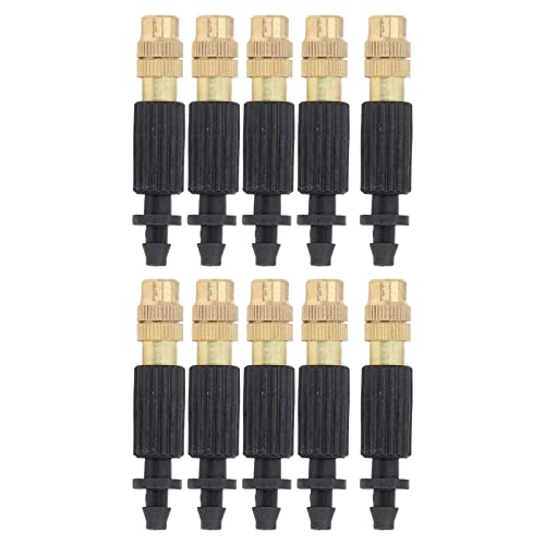 Drip Irrigation Sprayer, Humidification Misting Nozzle Detachable Even Water Standard Size Cooling for Garden