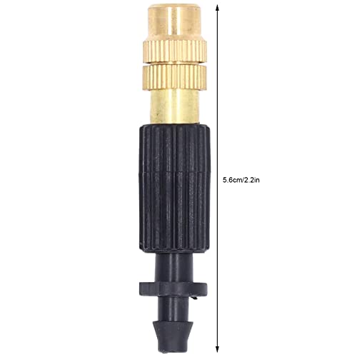 Drip Irrigation Sprayer, Humidification Misting Nozzle Detachable Even Water Standard Size Cooling for Garden