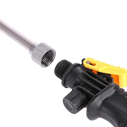 wsloftyGYd Car Wash Maintenance High Pressure Power Jetwash Water Gun Washer Water Jet Garden Hose Wand Nozzle Sprayer Spray Cleaning Tool 30cm