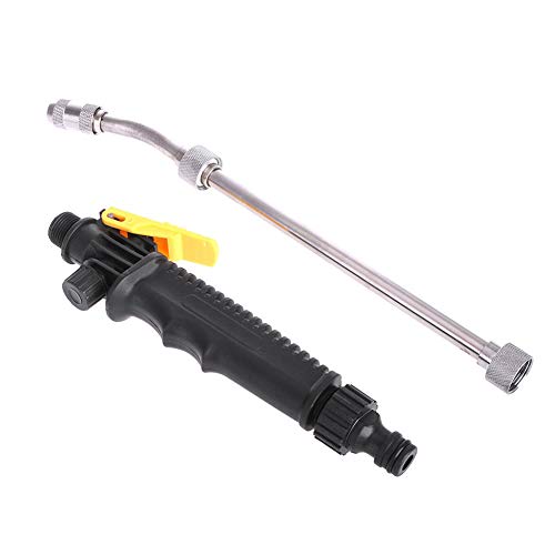 wsloftyGYd Car Wash Maintenance High Pressure Power Jetwash Water Gun Washer Water Jet Garden Hose Wand Nozzle Sprayer Spray Cleaning Tool 30cm