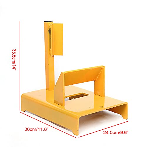 Lidhujnk Grinder Accessories Part Yellow Lawn Mower Blade Sharpener Mower Sharpener Blade, Mower Tractor Garden Yard Tool