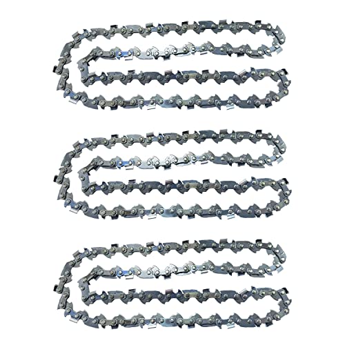 EISENKERN Chainsaw Chain 14 Inch 3/8" LP Pitch .050"Gauge 50 Drive Links S50 Chainsaw Replacement Chain 14 Compatible with Craftsman,Echo,Homelite,Poulan,Remington 3-Pack