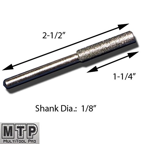 MTP TM 5pc 3/16" Diamond Chainsaw Sharpener Burr Stone File Fits Dremel 1453 Craftsman Chicago Black & Decker Ryobi Echo Poulan Chain Saw