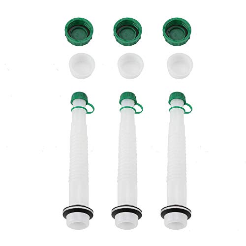 Fait 3 Sets of Replacement Gas Can Fuel Spout Cap Kit Garden Industrial hinery Refuel Tool Used on many Fuel Cans for Industrial hinery(1#)