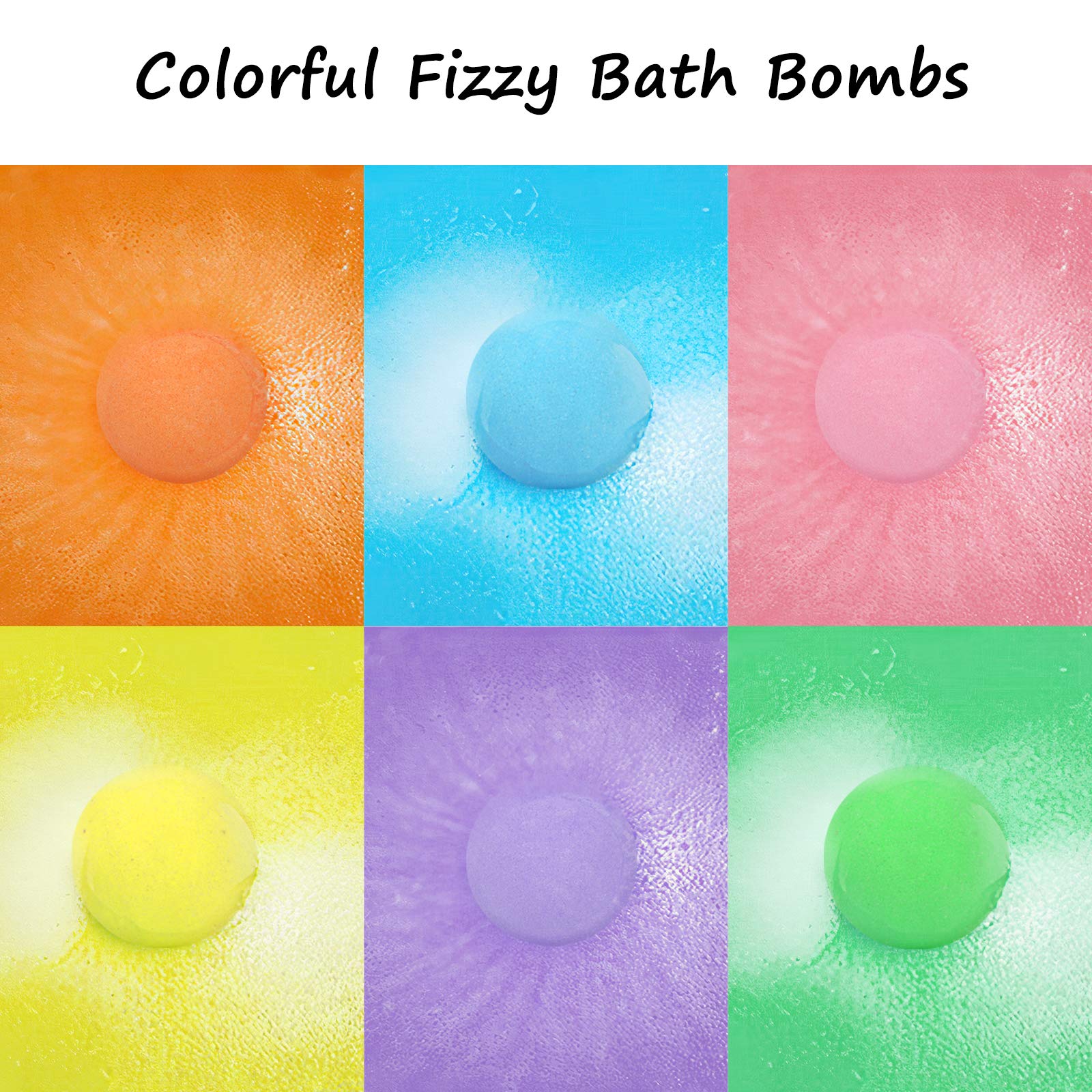 36 Organic Bath Bombs Gift Set, Natural Mini Handmade Bath Bombs for Women, Girls, Men, Kids Safe Bubble Bath Bomb, Rich Essential Oils Spa Bath Fizzies for Moisturizing Dry Skin, Relaxing Scents