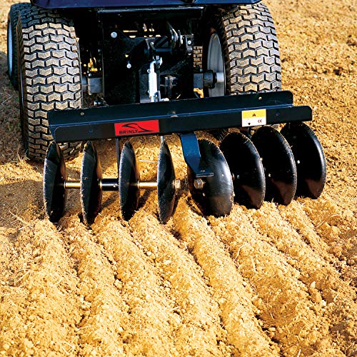 Brinly DD-551-A Sleeve Hitch Adjustable Tow Behind Disc Harrow, 39" by 40"