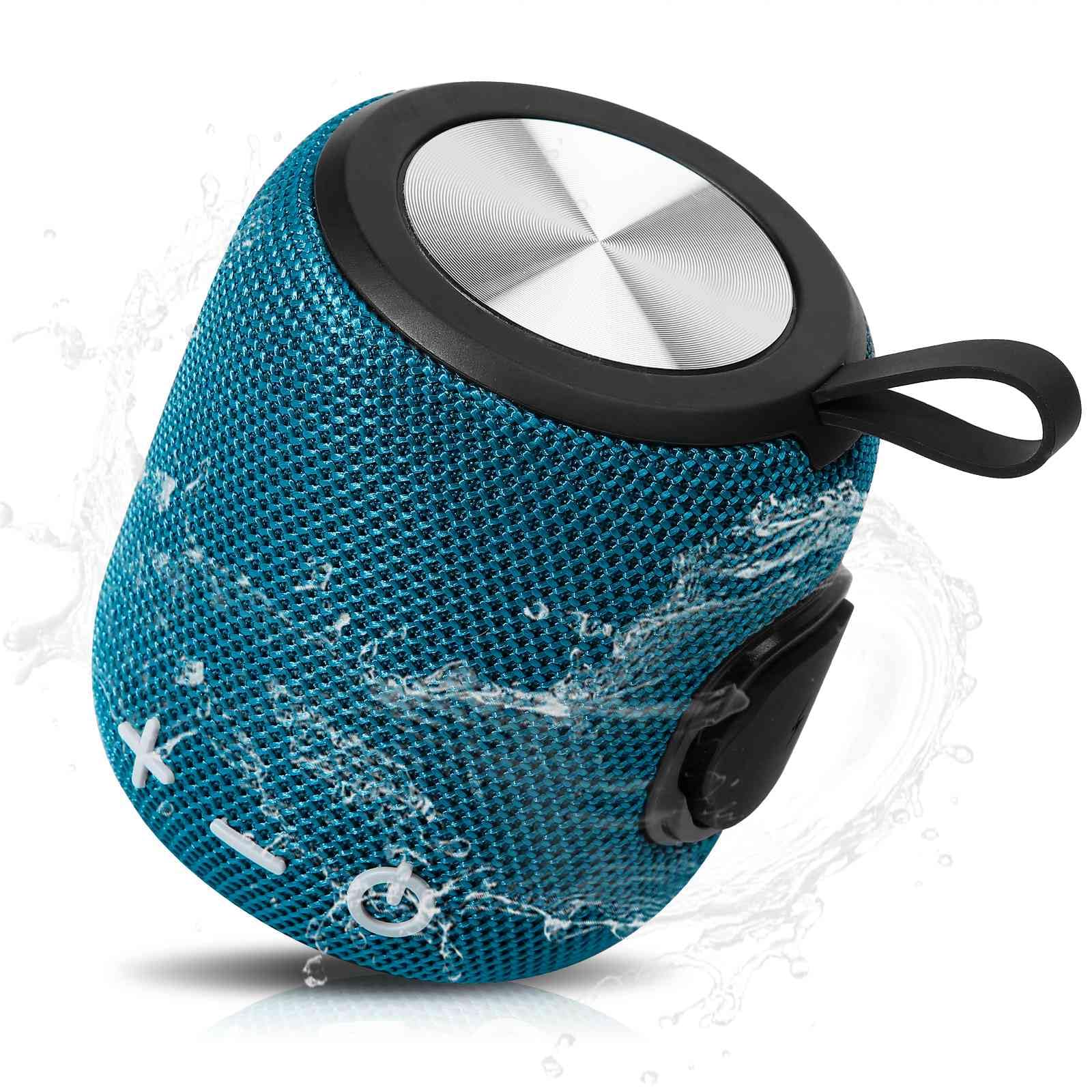 UrbanX Bluetooth Speaker: Powerful Stereo Sound, IPX7 Waterproof, True Wireless Stereo Pairing, Portable Design, Latest Bluetooth V5.2 - Perfect for Lenovo Yoga Smart Tab, Beach, Home, Parties- Blue